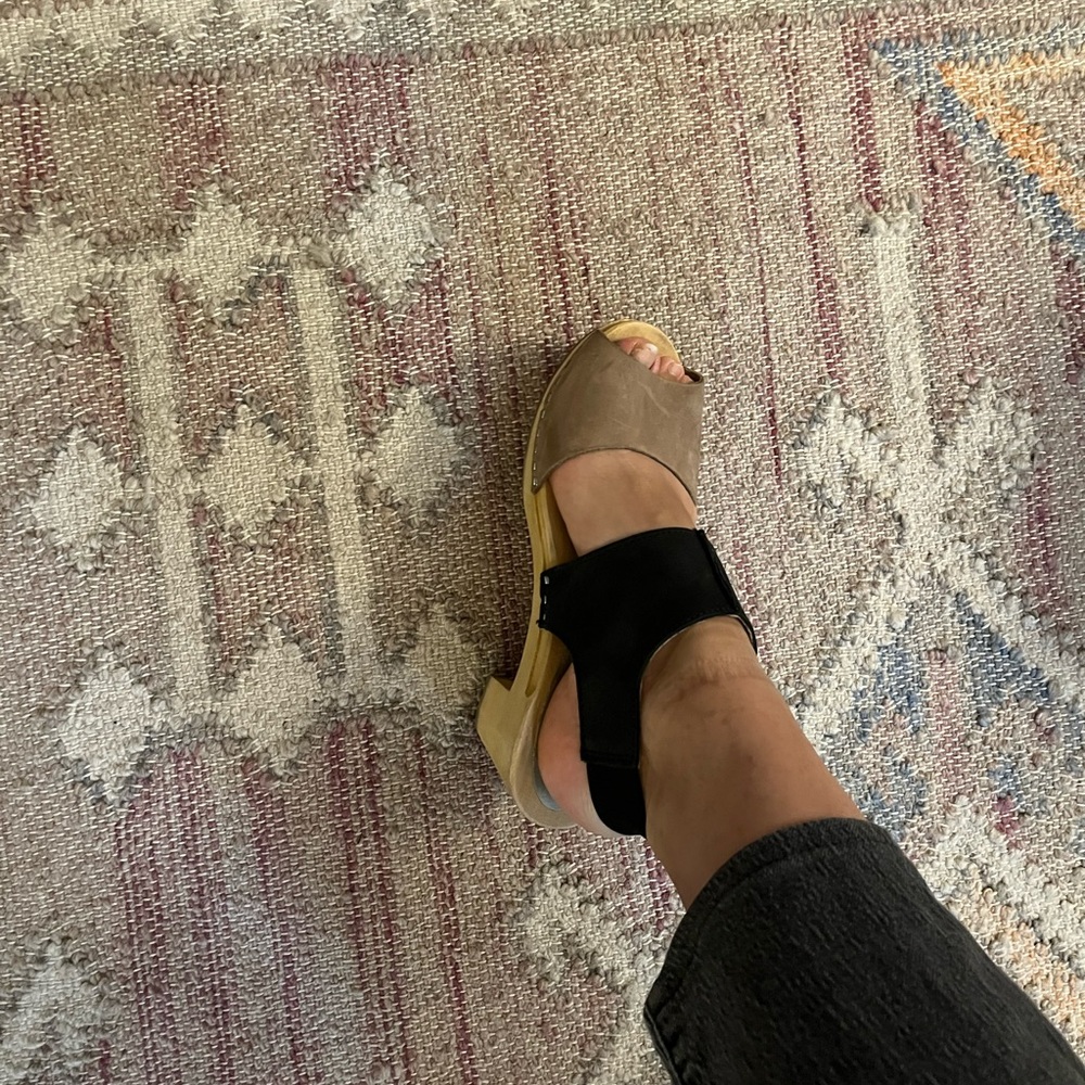 Nina Z Wooden Clog Sandals - Gem